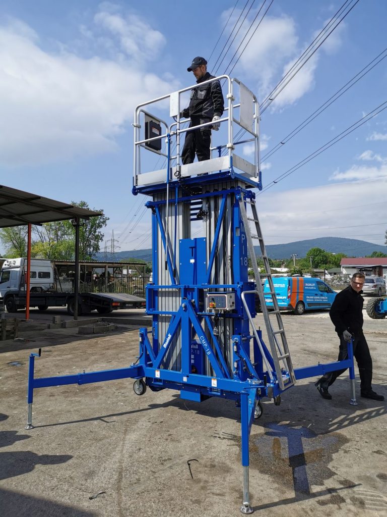 Mantall CMP16 (AC) Push-Around Lightweight Lift - MANLIFT