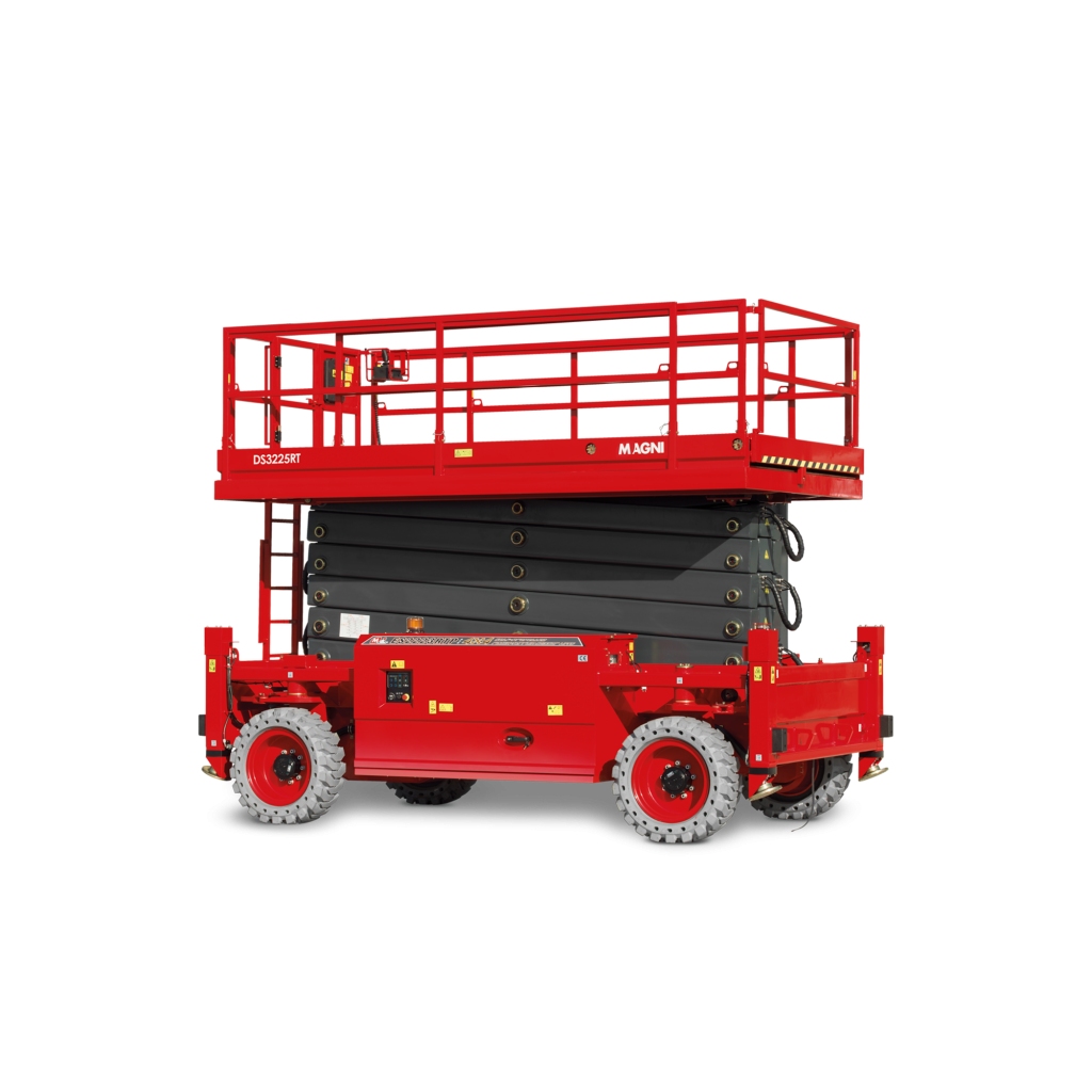 Magni DS 3225 RT (4wd, 4ws, Outriggers) Diesel Scissor Lift - MANLIFT